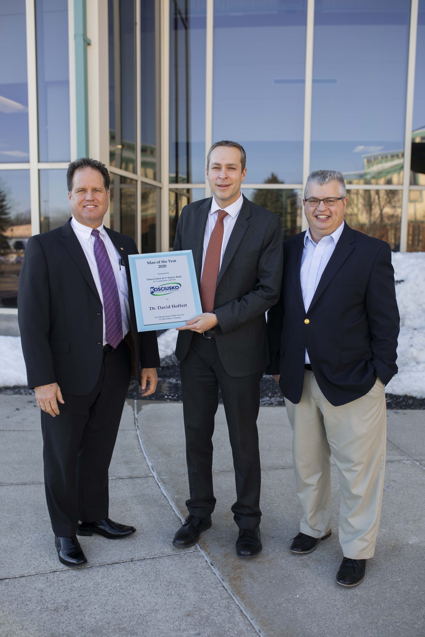 DR. DAVID HOFFERT: 2020 Man of the Year | Kosciusko Chamber of Commerce